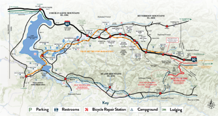Friends of the Coeur d'Alene Trails | CdA, Hiawatha and Bike Trails of ...